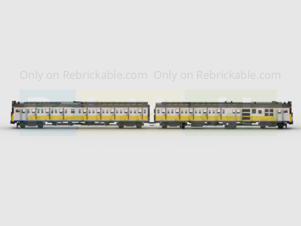 LEGO MOC 8 Stud Wide Class 205 'Thumper' DEMU Train in Connex Livery by ...