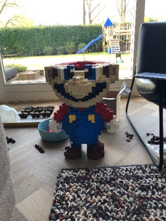 LEGO MOC-173573 Super Mario Large minifigure 75cm high (Mega Mario) by ...