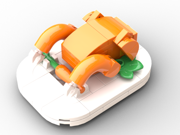 LEGO MOC Roast Chicken by AntOrman | Rebrickable - Build with LEGO