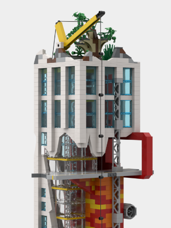 LEGO MOC Skyscraper by Tjeard | Rebrickable - Build with LEGO