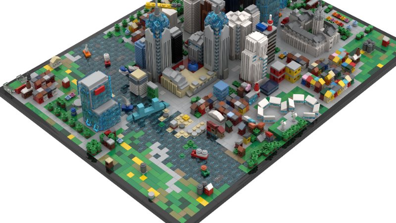 LEGO MOC-177295 Philadelphia - city map (skyline) by kubak5 ...