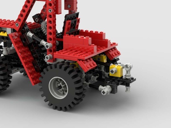 LEGO MOC 8848 Tractor with attachments by e.hof16 | Rebrickable - Build ...