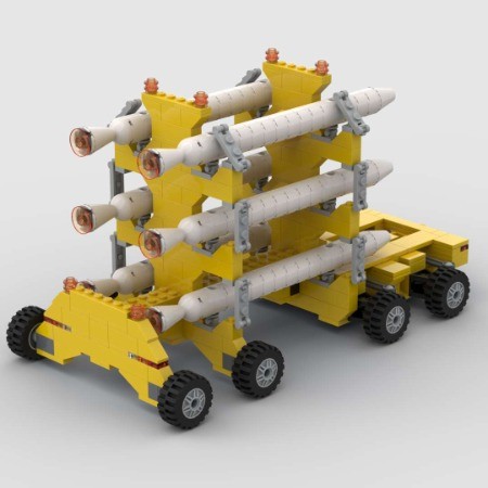 LEGO MOC GEM Rocket Transporter by JAW0323 | Rebrickable - Build with LEGO