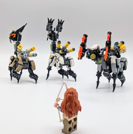 LEGO MOC Grazer, Lancehorn, and Fanghorn: Horizon by bitemouse ...