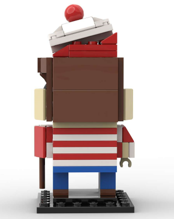 LEGO MOC-188185 Where's Waldo ? / Où est Charlie ? BrickHeadz by LP14 ...
