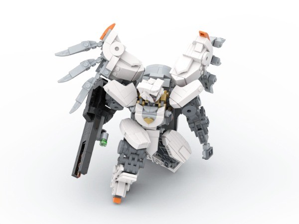 LEGO MOC Winged Mech by ketlogs_mechs_and_mocs | Rebrickable - Build ...
