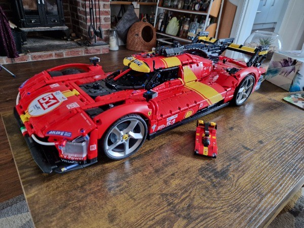 LEGO MOC Ferrari Hypercar 499P (incl. 2023 and 2024 winning cars) 1:8 ...
