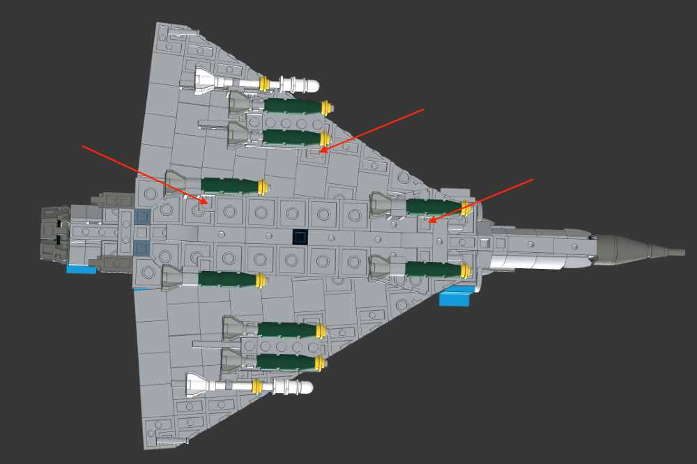 LEGO MOC-230182 Mirage 2000 weapon accessories by lordromanov01 ...