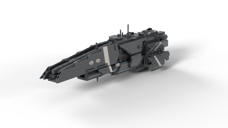 LEGO MOC Halberd Class Light Destroyer - UNSC Odyssey by GurrDieEule ...