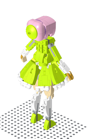 LEGO MOC Girl with dress by Vahmi | Rebrickable - Build with LEGO