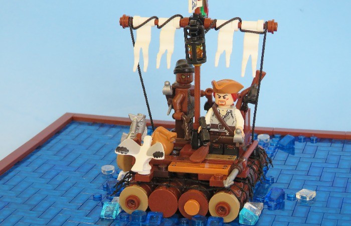 LEGO MOC PIRATE RAFT by Darcanj - Brickaholic | Rebrickable - Build ...