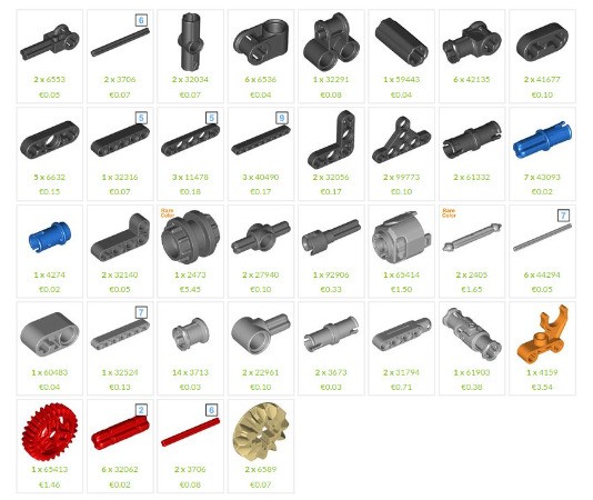 LEGO MOC front diff lock for Mercedes-Benz G 500 PROFESSIONAL Line ...