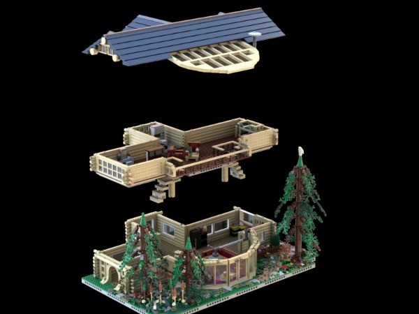 LEGO MOC Forest cabin Loghome 2 by The_Forester | Rebrickable - Build ...