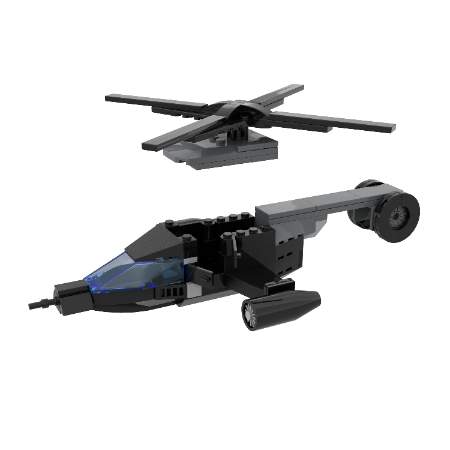 LEGO MOC Enforcer's Helicopter by DrizzleLEGO | Rebrickable - Build ...