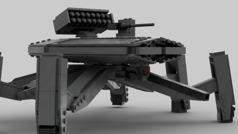 LEGO MOC Futuristic Spider Tank by Futurism_Lego | Rebrickable - Build ...