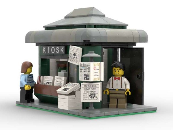 LEGO MOC-154288 Newsstand by BartLors | Rebrickable - Build with LEGO