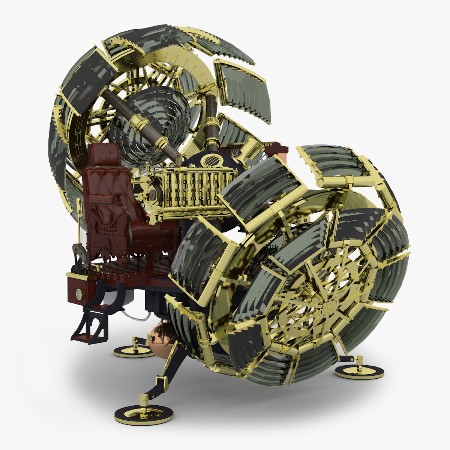 LEGO MOC HG Wells Time Machine by Juicebox1985 | Rebrickable - Build ...