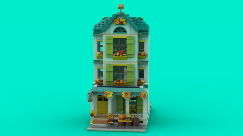 LEGO MOC Autumn Apartment Modular Building by lego_modular_building ...