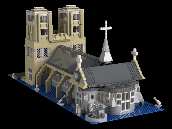 LEGO MOC-168187 The big Cathedral by BennyBenster | Rebrickable - Build ...