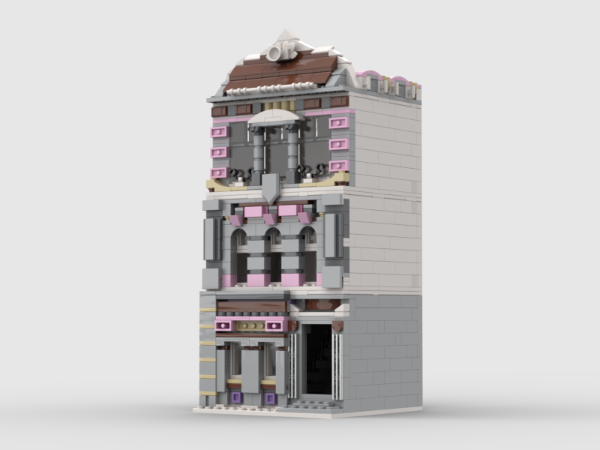 LEGO MOC sweets shop in pink (no interior) by cassieLiu | Rebrickable ...