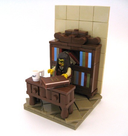 LEGO MOC Librarian by Halhi141 | Rebrickable - Build with LEGO