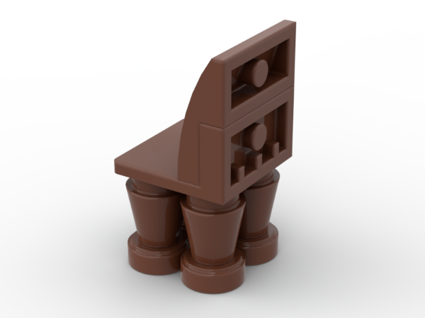 LEGO MOC Wooden Chair - Minifig Scaled by RYO Furniture Designs ...