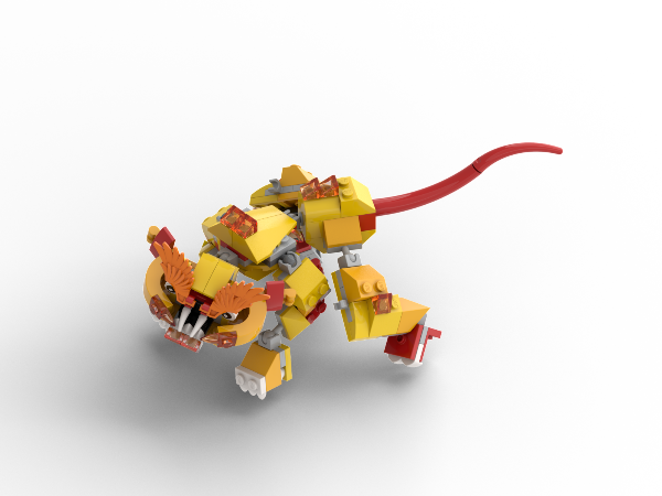 LEGO MOC Lixers Mixels Tiger by DS3D | Rebrickable - Build with LEGO