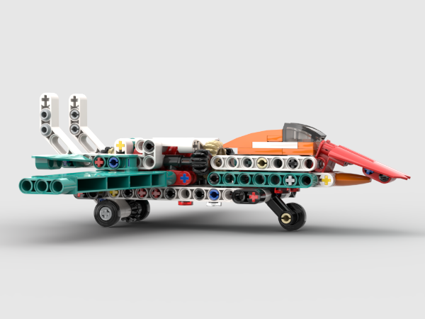 LEGO MOC-172049 Jet Plane by Raptor9889 | Rebrickable - Build with LEGO