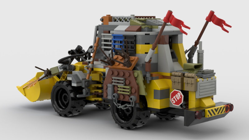 LEGO MOC-179061 Doomsday Bulldozer (Road Clearing Machine) by 蓝呱呱呱呱 ...