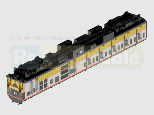 LEGO MOC 8 Stud Wide Class 205 'Thumper' DEMU Train in Connex Livery by ...