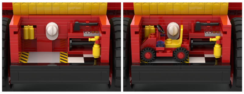 LEGO MOC-207655 6611 Up-Scaled fire chief's car by Briquoleur ...
