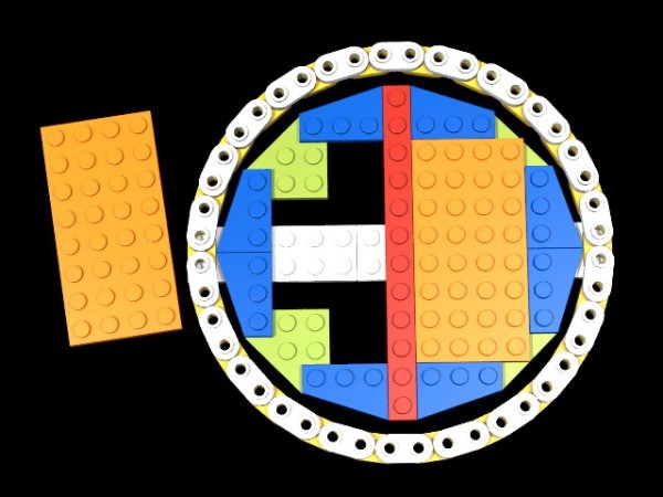 LEGO MOC Vase 2 for Bouquet by Chricki | Rebrickable - Build with LEGO