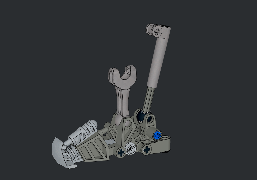 LEGO MOC-223466 Piston Supported Foot by SparrowLegs | Rebrickable ...