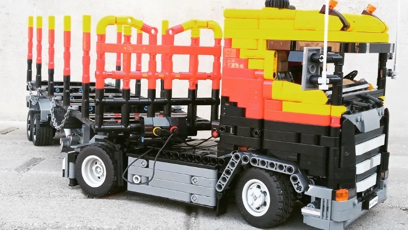 LEGO MOC Log trailer by Adam_Brick | Rebrickable - Build with LEGO