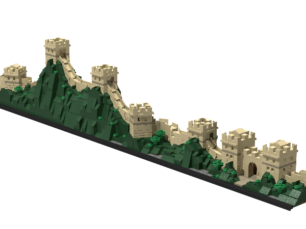 LEGO MOC-181607 Extenstion of Great Wall of China - 21041 - Wall Main ...