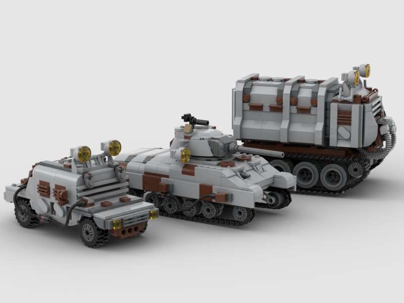 LEGO MOC-240810 Fallout Tactics Tank (M4 Sherman) by w3Kitt ...