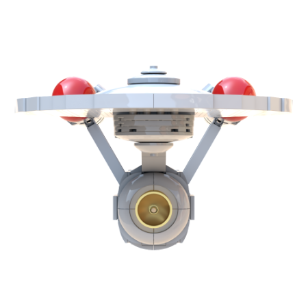 LEGO MOC USS Enterprise (Star Trek) by brickfolk | Rebrickable - Build ...