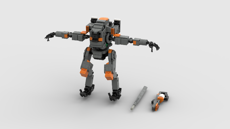 LEGO MOC Vanguard Class - BT-7274 by MCC_2343 | Rebrickable - Build ...