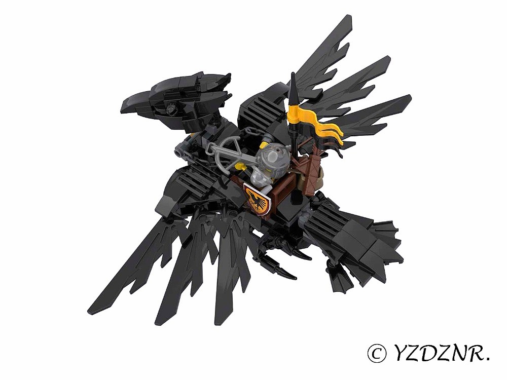 LEGO MOC The Flying Crow Knight by yascr2024 | Rebrickable - Build with ...