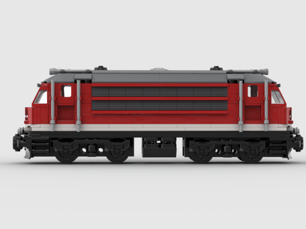LEGO MOC-169018 Red cargo diesel locomotive by FloNE | Rebrickable ...