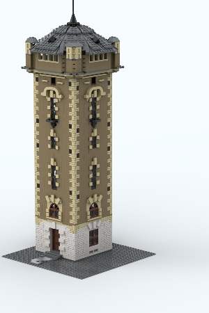 LEGO MOC Old Water tower by Dor0thy6 | Rebrickable - Build with LEGO