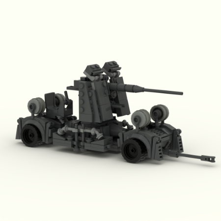 LEGO MOC Flak 37 8,8 cm gun by BrickMotions6026 | Rebrickable - Build ...