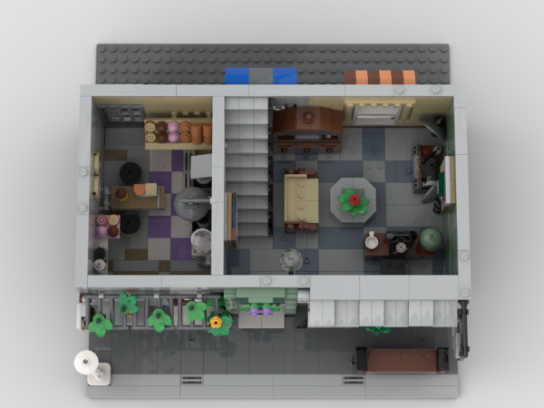 LEGO MOC-176227 LP shop & Live streaming studio, Lego 10278 Alternate ...