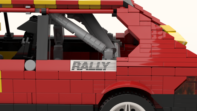 LEGO MOC Fiat Ritmo RALLY by Aquil8 | Rebrickable - Build with LEGO