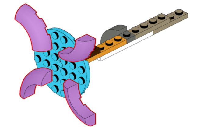 LEGO MOC flower by supercoder7 | Rebrickable - Build with LEGO