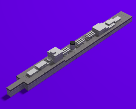 LEGO MOC-180763 US Interwar destroyers Part 2(1:450 scale) by yamato534 ...