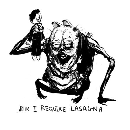 LEGO MOC Garfield / Gorefield figure from "Jon I require lasagna" by ...