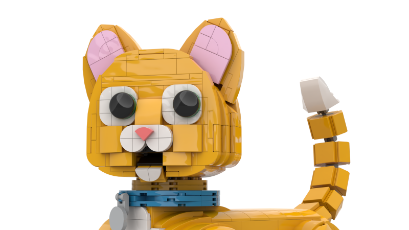 LEGO MOC Sox the Cat by brickfolk | Rebrickable - Build with LEGO