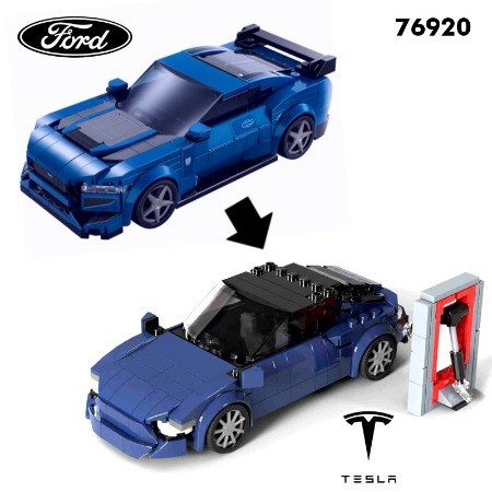 LEGO MOC-183652 76920 Tesla Model Y + Supercharger by EduViPe ...