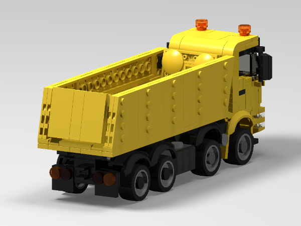 LEGO MOC MAN TGS 35.400 4-Achs Kipper mit Anhänger by Truck3er ...
